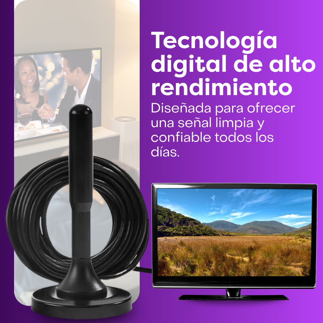 Antena Digital HDTV - Compra 1 y Llévate 2 GRATIS 🎁 – Venesi